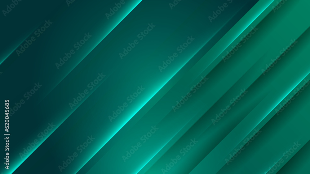 Modern dark green abstract geometric background wallpaper design ...