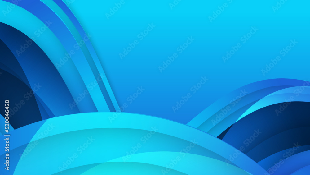 Modern blue gradient abstract background design. Design for poster ...