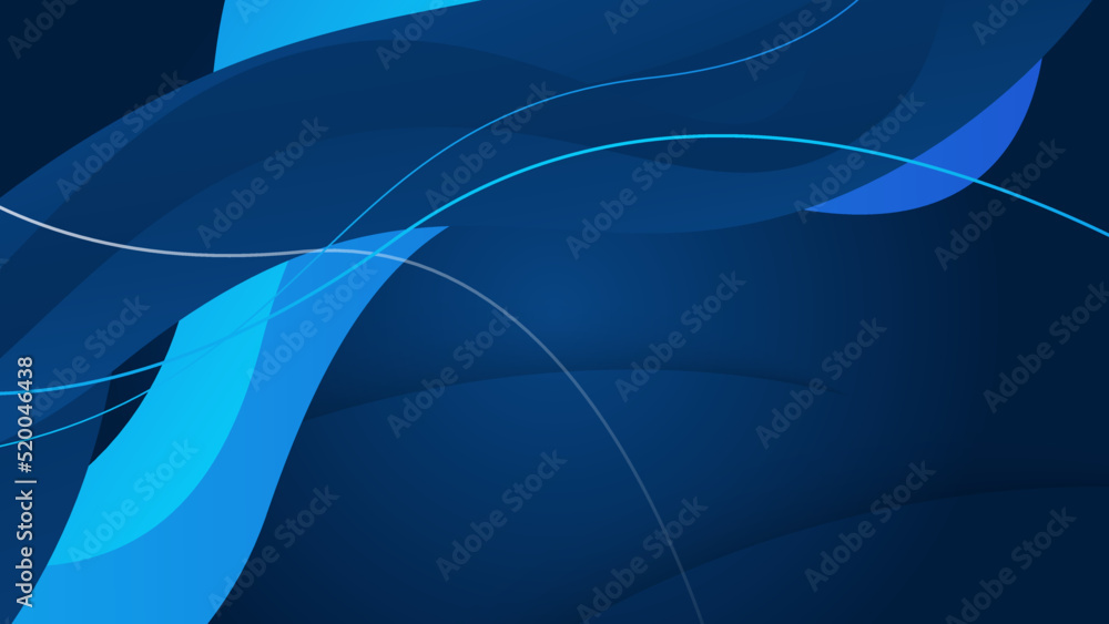 Modern blue gradient abstract background design. Design for poster ...