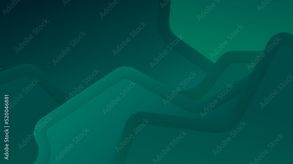 Modern dark green abstract geometric background wallpaper design ...