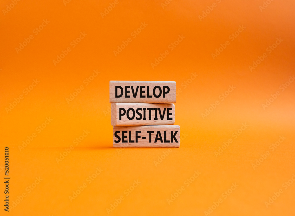 Develop positive self-talk symbol. Concept words Develop positive self ... Develop positive self-talk symbol. Concept words Develop positive self ...