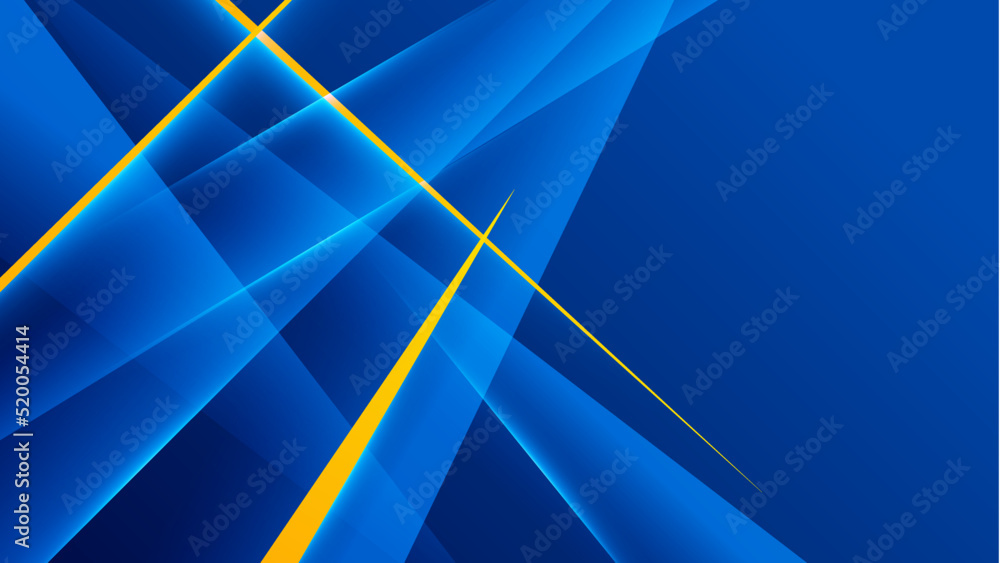 Abstract blue and yellow background. Design for poster, template on web ...
