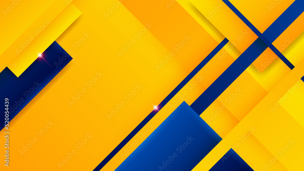 Abstract blue and yellow background. Design for poster, template on web ...