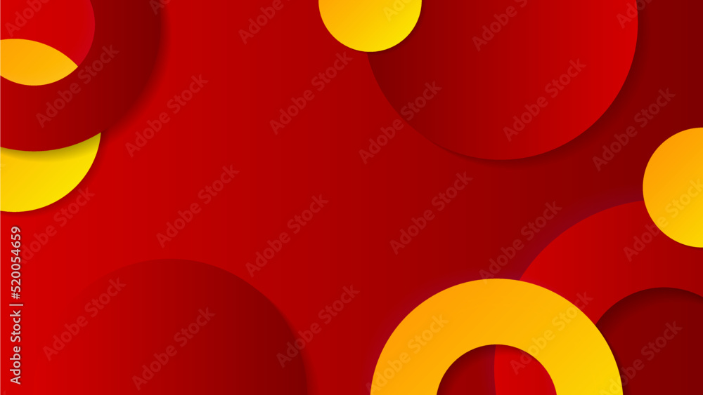 Abstract red and yellow background. Design for poster, template on web ...