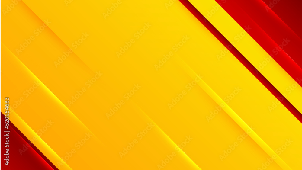 Abstract red and yellow background. Design for poster, template on web ...