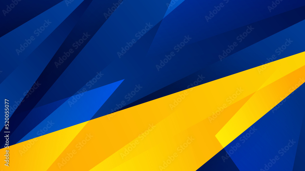 Abstract blue and yellow background. Design for poster, template on web ...