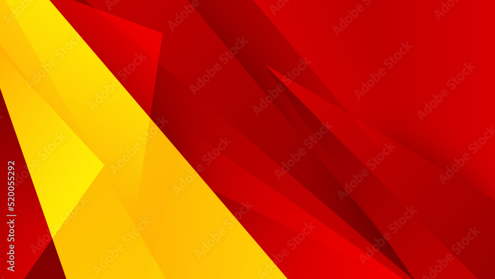 Abstract red and yellow background. Design for poster, template on web ...