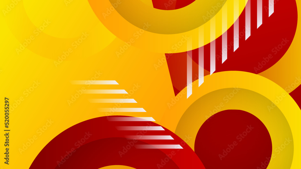 Abstract red and yellow background. Design for poster, template on web ...