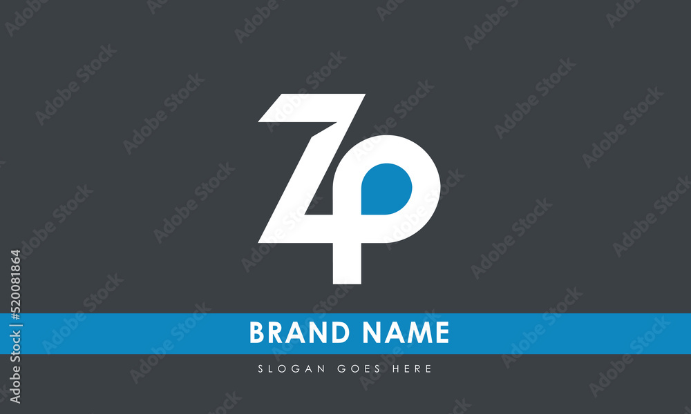 Alphabet letters Initials monogram logo ZP, PZ, Z and P Stock Vector ...