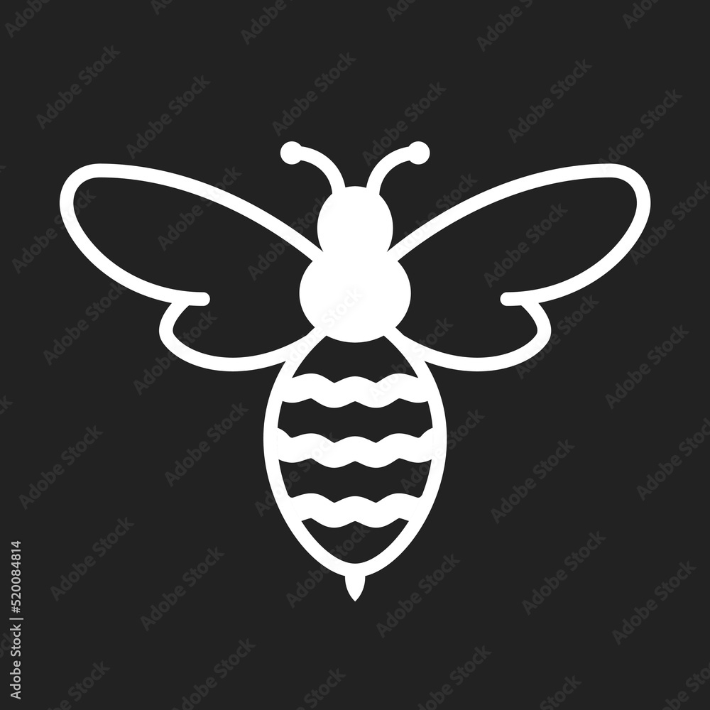 Bee Vector, Bee Icon, Honeybee, Bee Logo, Buzz, Wildlife Bee, Honeybee ...