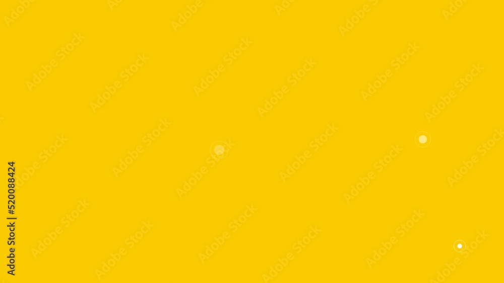 Animated yellow abstract background with point. Backdrop with animation ...