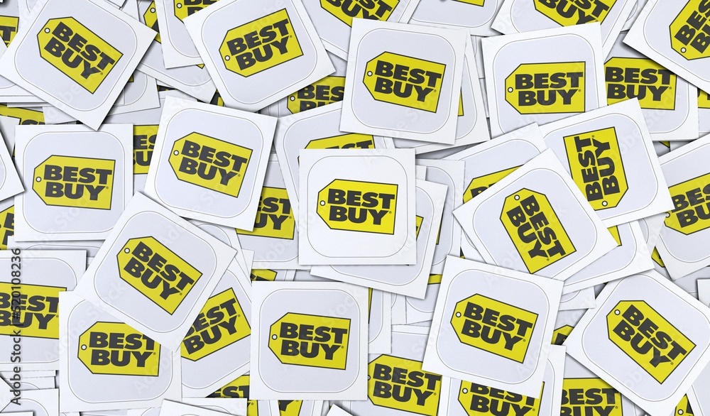 best buy, social media 3d Logo Visual Scene Stock Photo | Adobe Stock