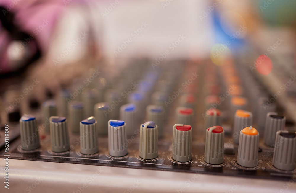 Audio control buttons Sound Control Hi Fi system The audio equipment ...