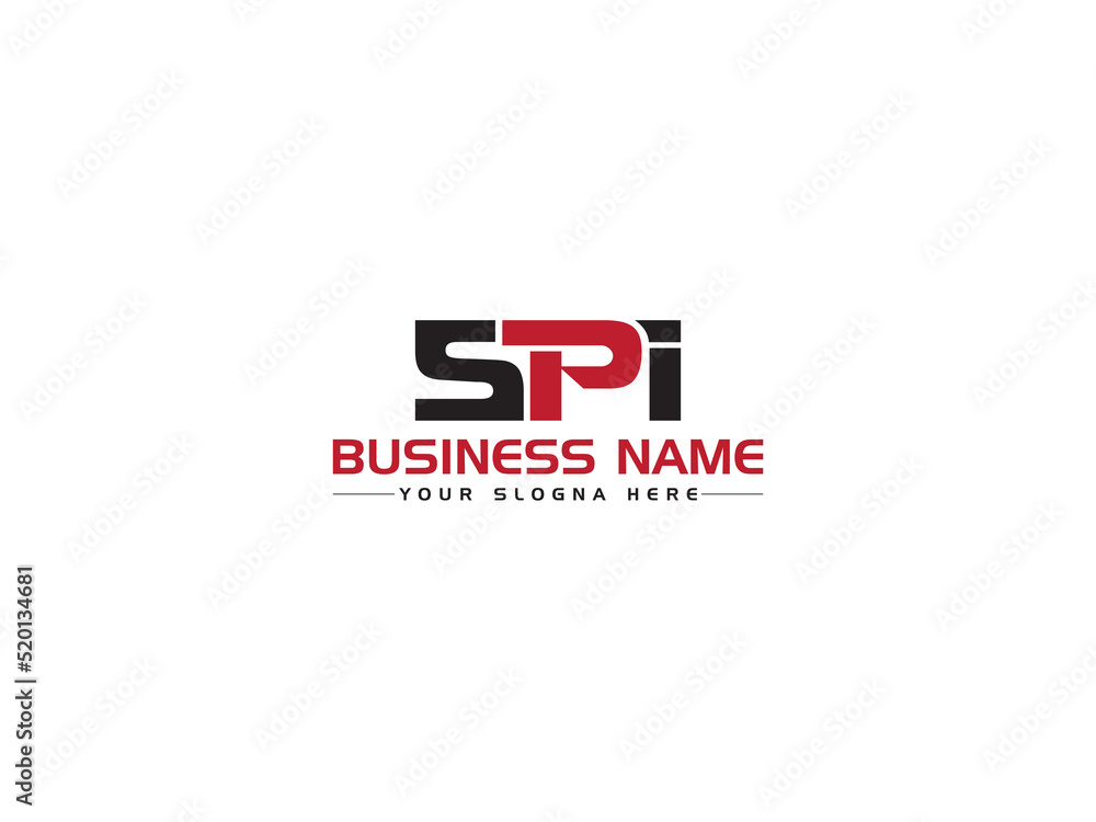 Alphabet SPI Logo Letter Vector, Creative SP s p i Logo Icon Design and ...