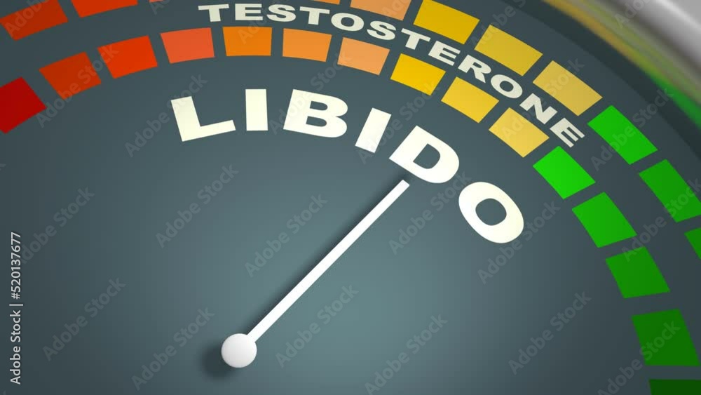 Libido and testosterone meter scales. The libido level measuring device ...