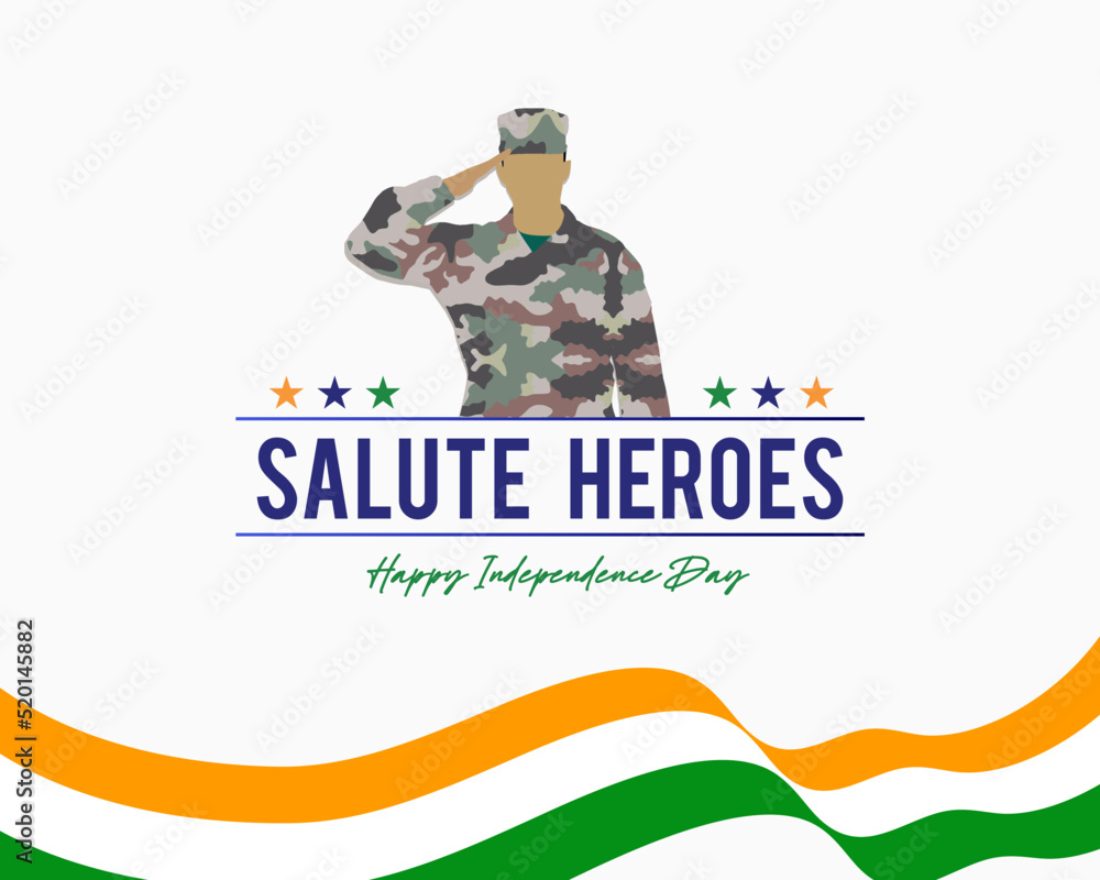 Indian Military Salute Flag