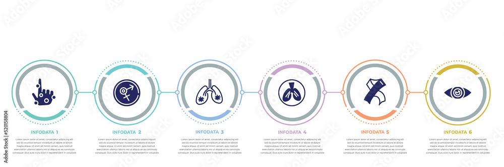 concept infographic design template. included rash, sexual transmitted ...