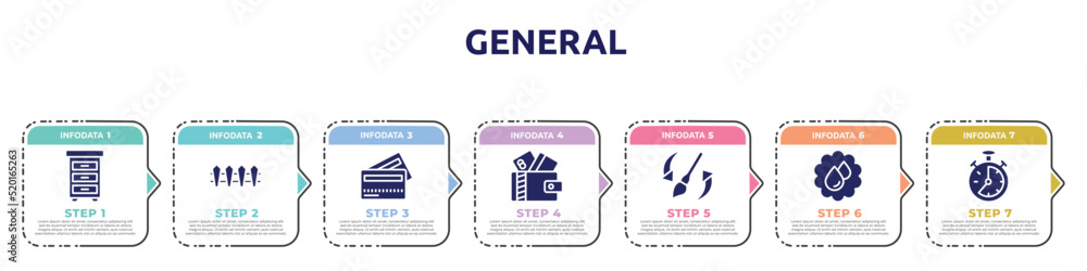 general concept infographic design template. included office cabinet ...