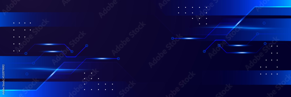 Wide Abstract modern futuristic, technology background. Hi tech digital ...