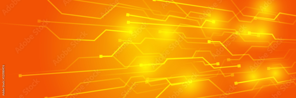 Vector banner design circuit board. Illustration Abstract modern ...