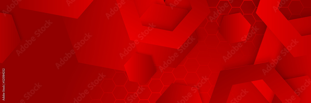 Abstract red banner background. Abstract banner design in shades of red ...