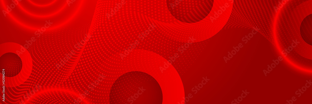 Abstract red banner background. Abstract banner design in shades of red ...