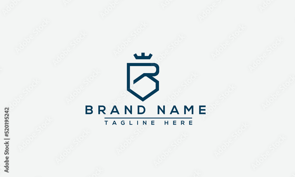 Logo design letter R . Elegant modern. Vector template. Stock Vector ...