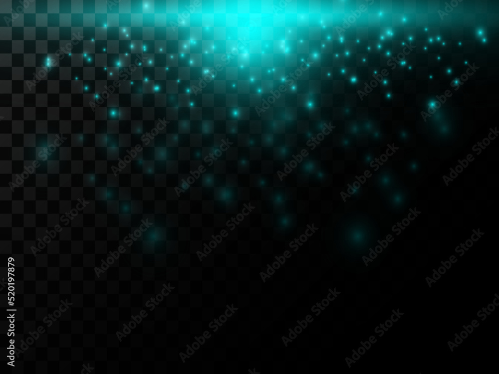 Stockvector Abstract festive background made of small neon dust ...