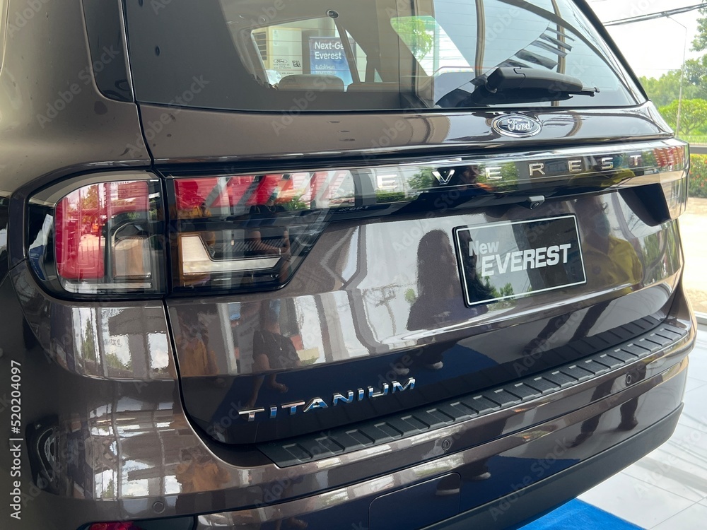 Ford Everest back side car transportation brand showroom, 30 July 2022 ...