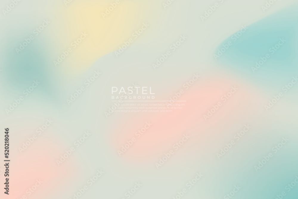 Soft colorful background with gradient pastel color palette Stock ...