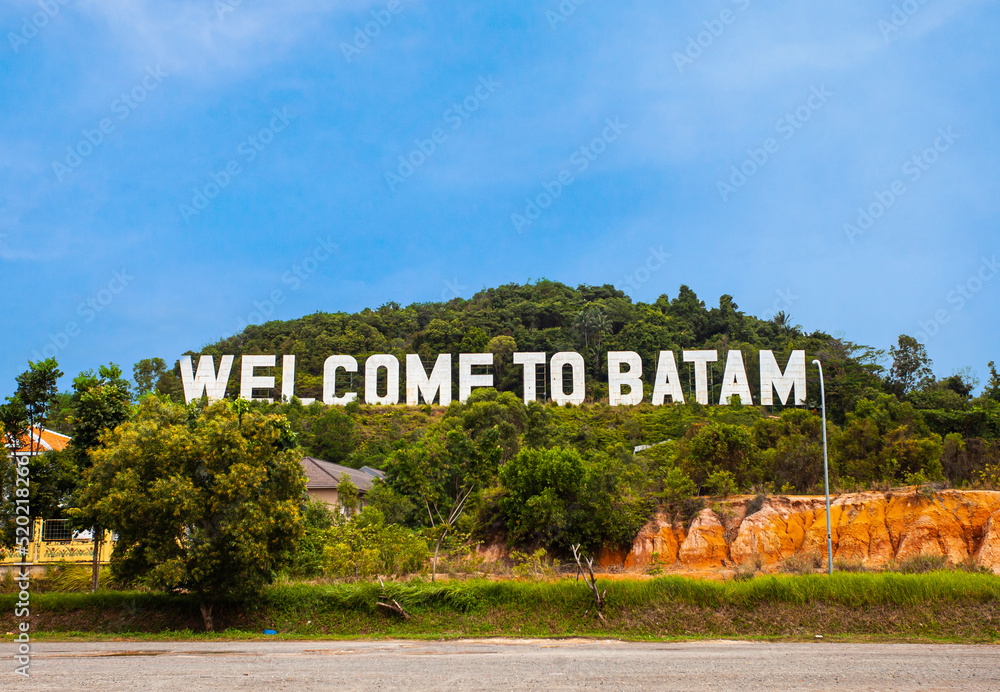 Welcome to Batam, a landmark to welcome tourists visiting Batam City ...
