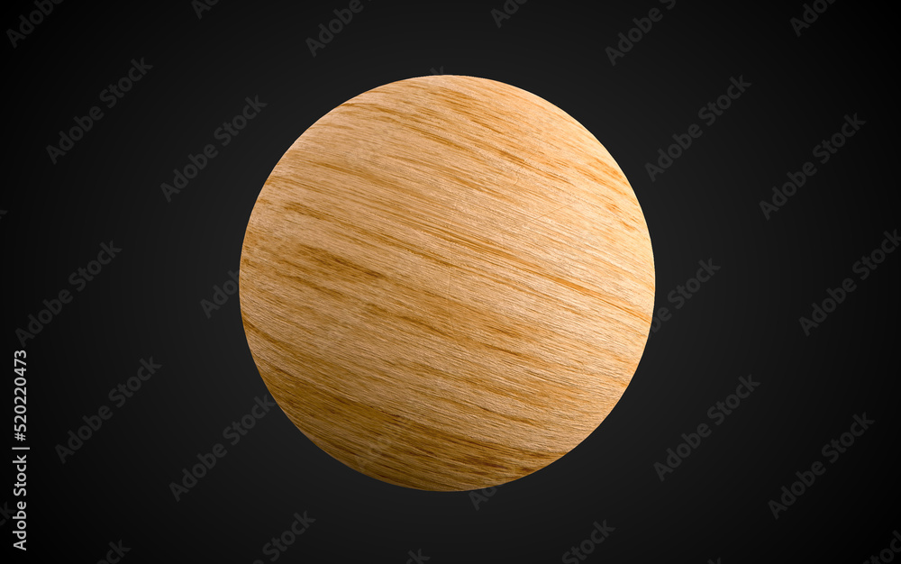 Realistic 3d Wood Ball Render With Realistic Bump Wood Texture Isolated Realistic 3d Wood Ball Render With Realistic Bump Wood Texture Isolated
