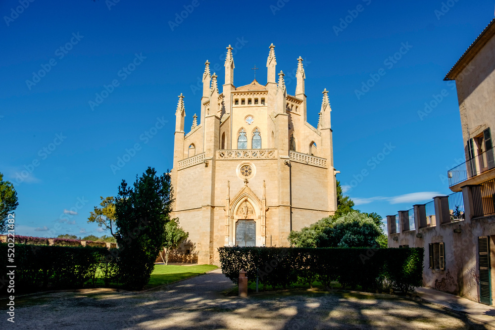 capilla, obra del arquitecto Bartomeu Ferrà, segundo tercio del siglo ...