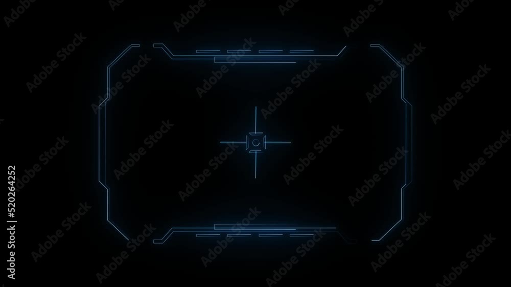 Hud Frame Digital Technology Plexus Lines, Technology HUD template ...