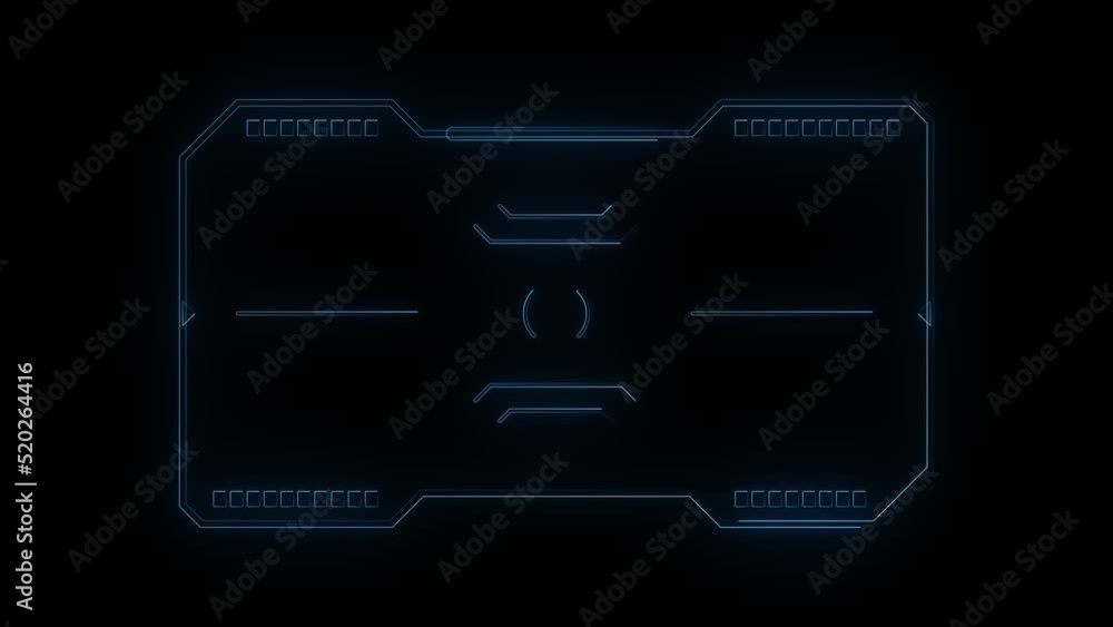 Hud Frame Digital Technology Plexus Lines, Technology HUD template ...