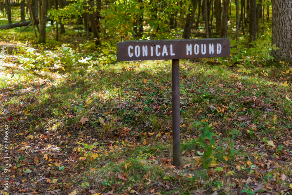 Native American Mounds At High Cliff State Park, Sherwood, Wisconsin ...
