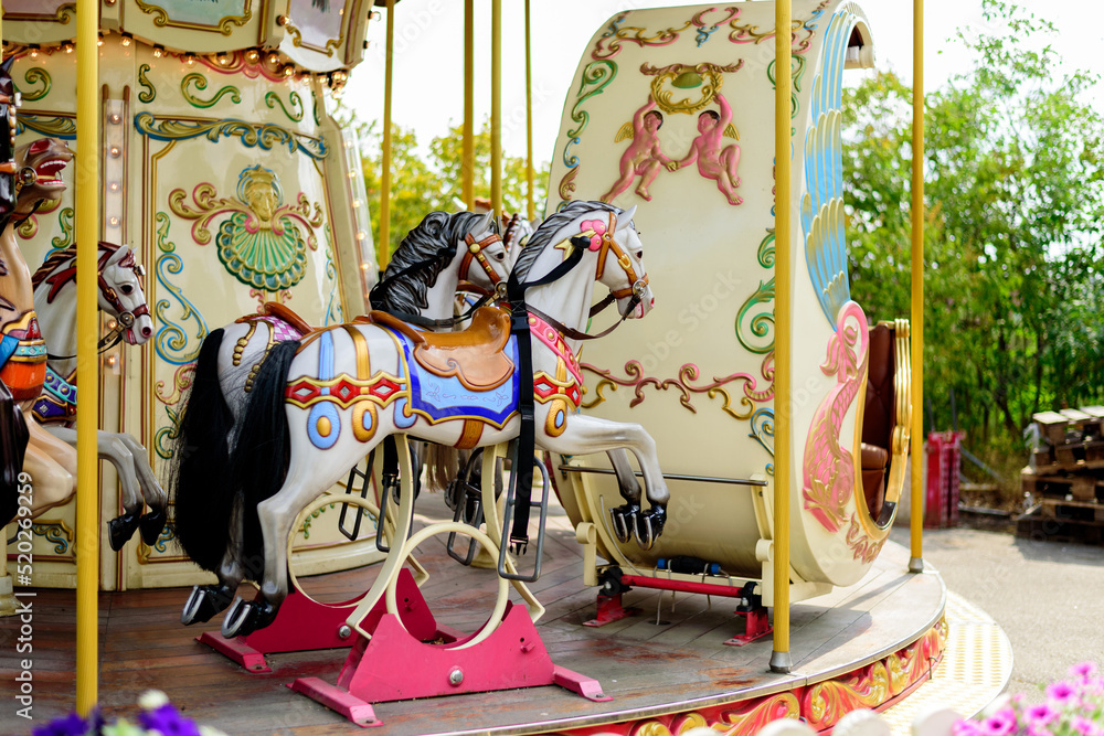 beautiful carousel in the Stockholm Stock Photo | Adobe Stock