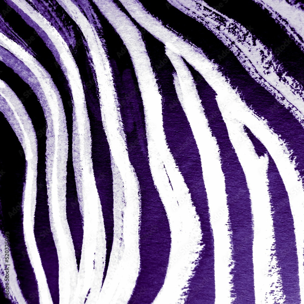 Purple Zebra Stripes