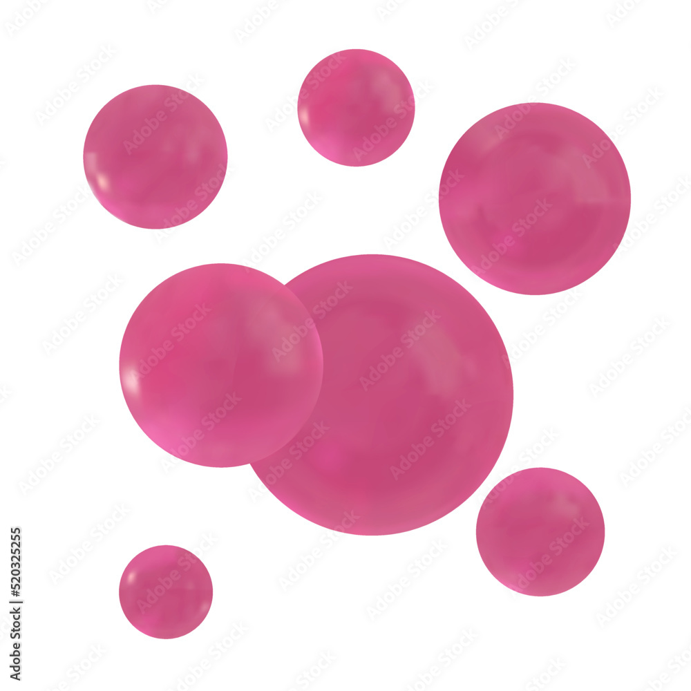 Vector realistic soda bubbles. Stock Vector | Adobe Stock