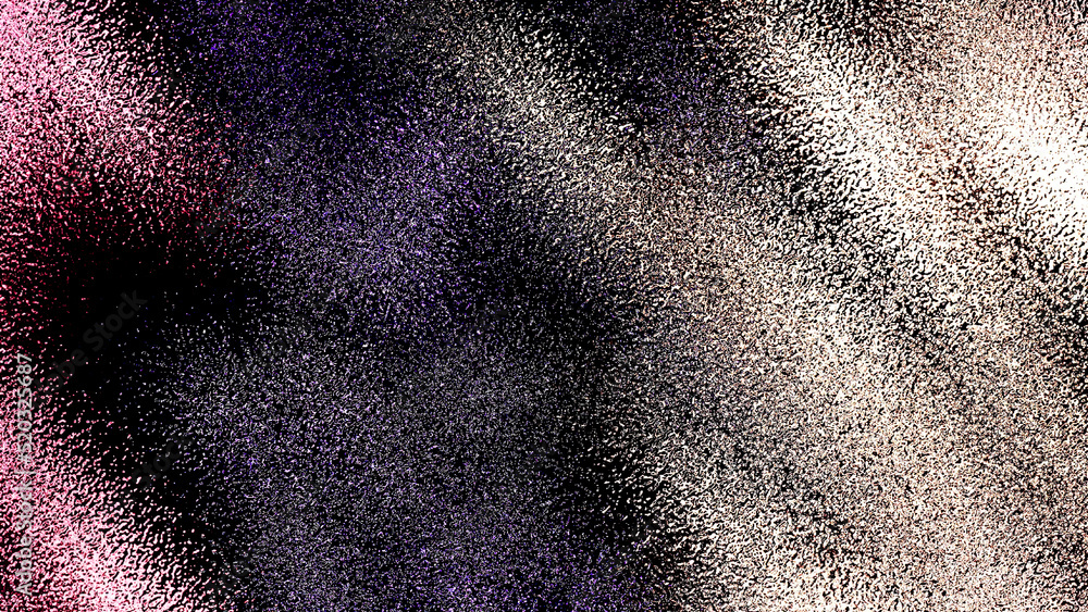 Abstract grainy glass texture with blurred light flares behind it ...