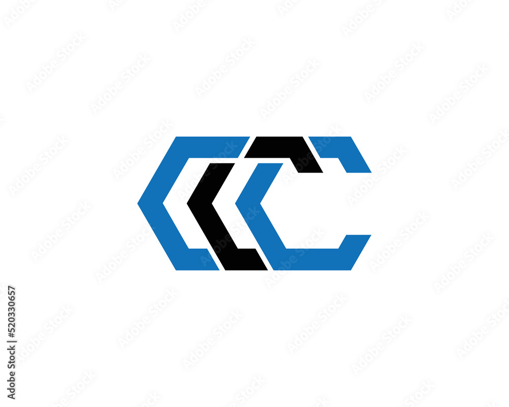 Letter CCC Logo Design Concept Stylish Vector illustration. Stock ...