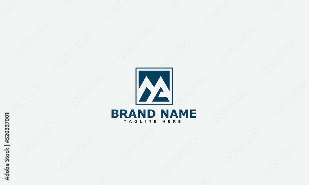 Logo design letter AM . Elegant modern. Vector template. Stock Vector ...