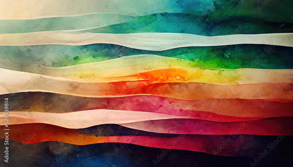 Colorful colorful watercolor lines background Stock Illustration ...