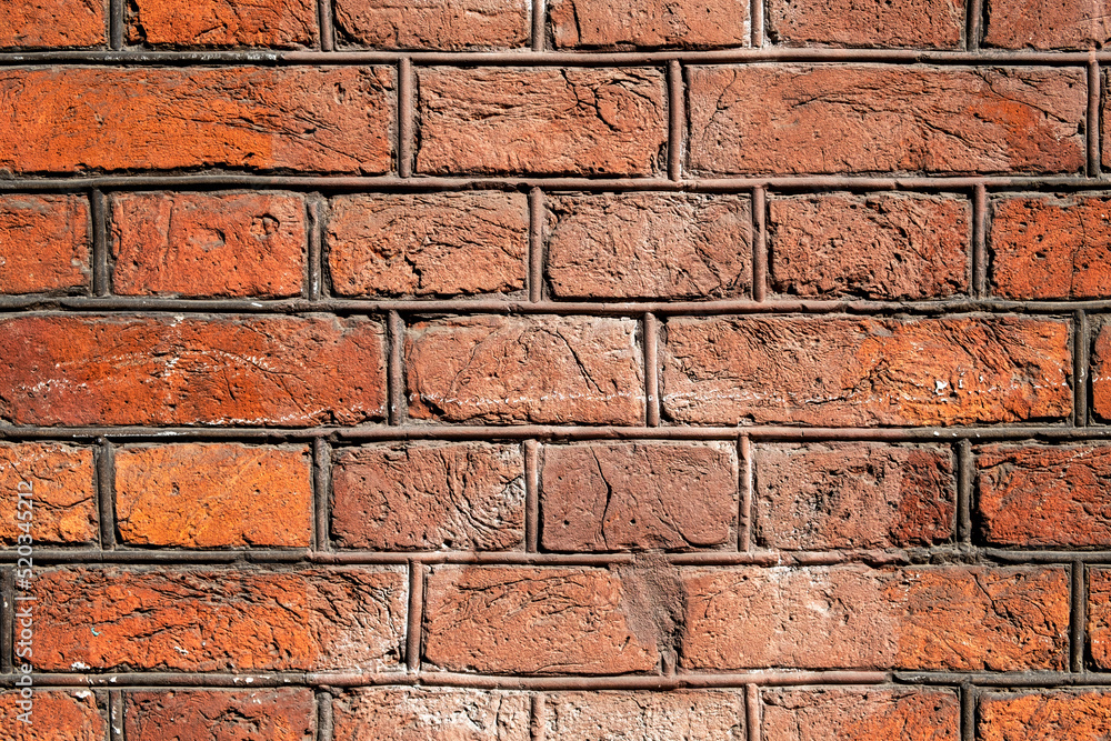 vintage red brick wall. rough surface texture Stock Photo | Adobe Stock