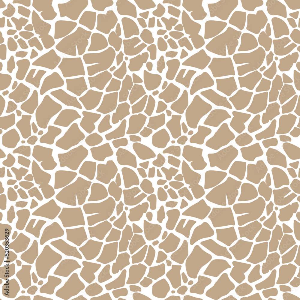 Giraffe seamless pattern. Animal skin texture. Safari background with ...