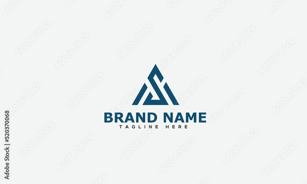 Logo design letter SA . Elegant modern. Vector template. Stock Vector ...