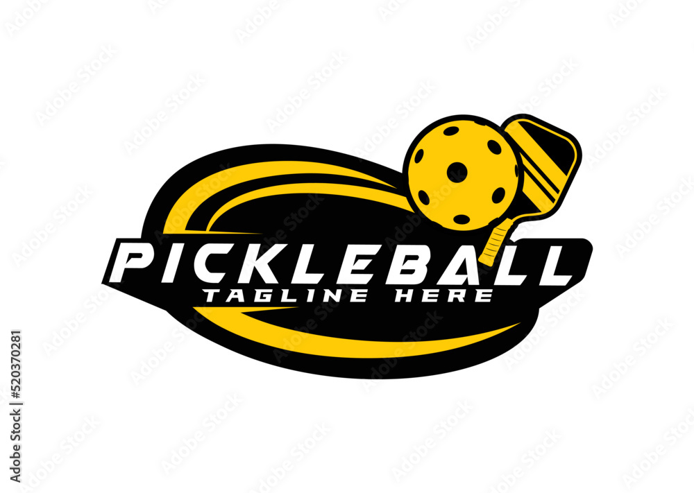 Modern professional logo for a pickleball league, pickleball logo ...