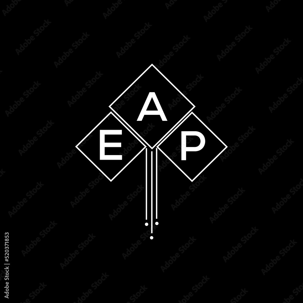 EAP letter logo design with white background in illustrator, EAP vector ...