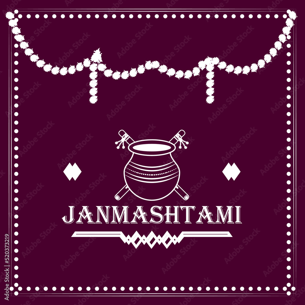 Vector doodle, line or warli art of dahi handi , celebration of indian ...