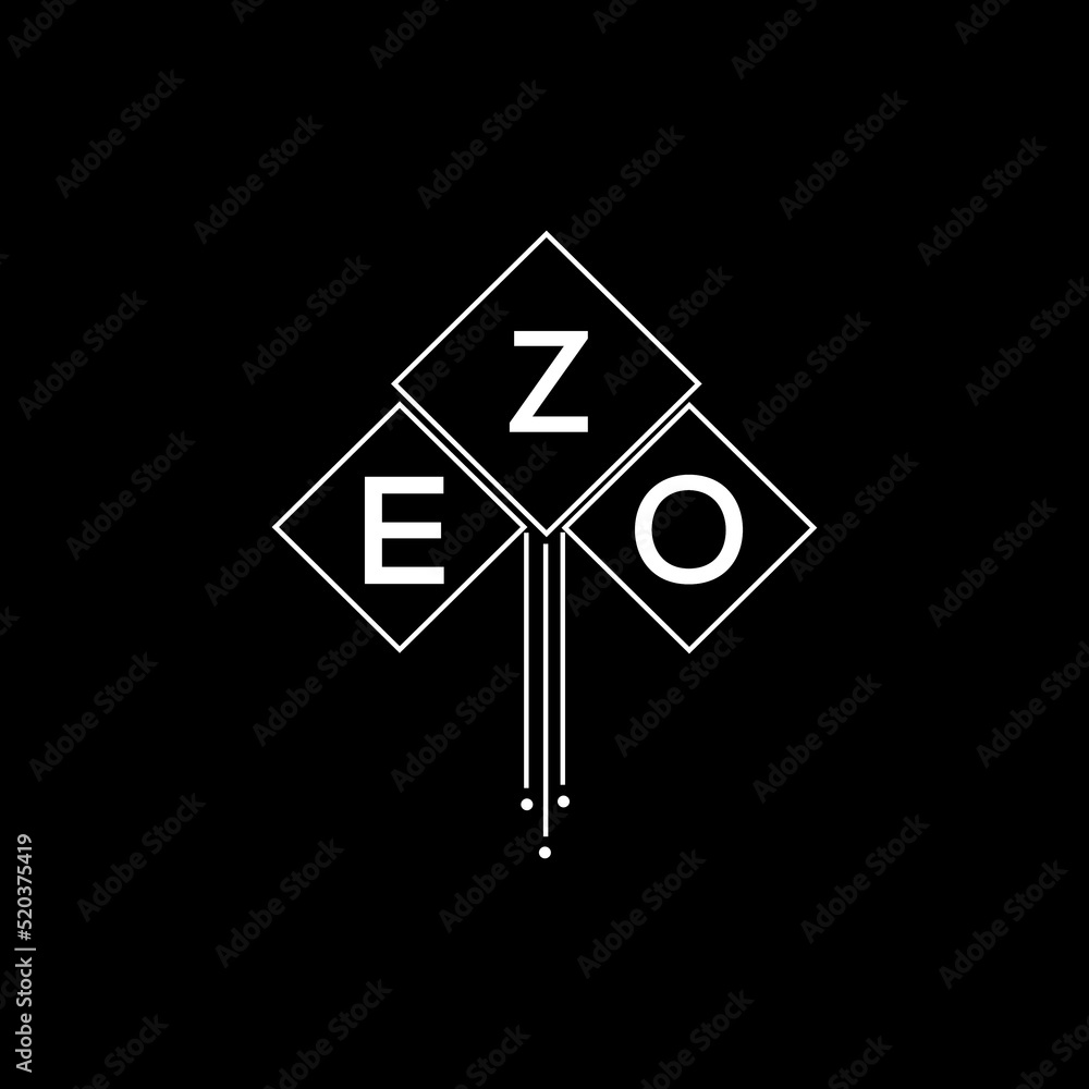 EZO letter logo design with white background in illustrator, EZO vector ...